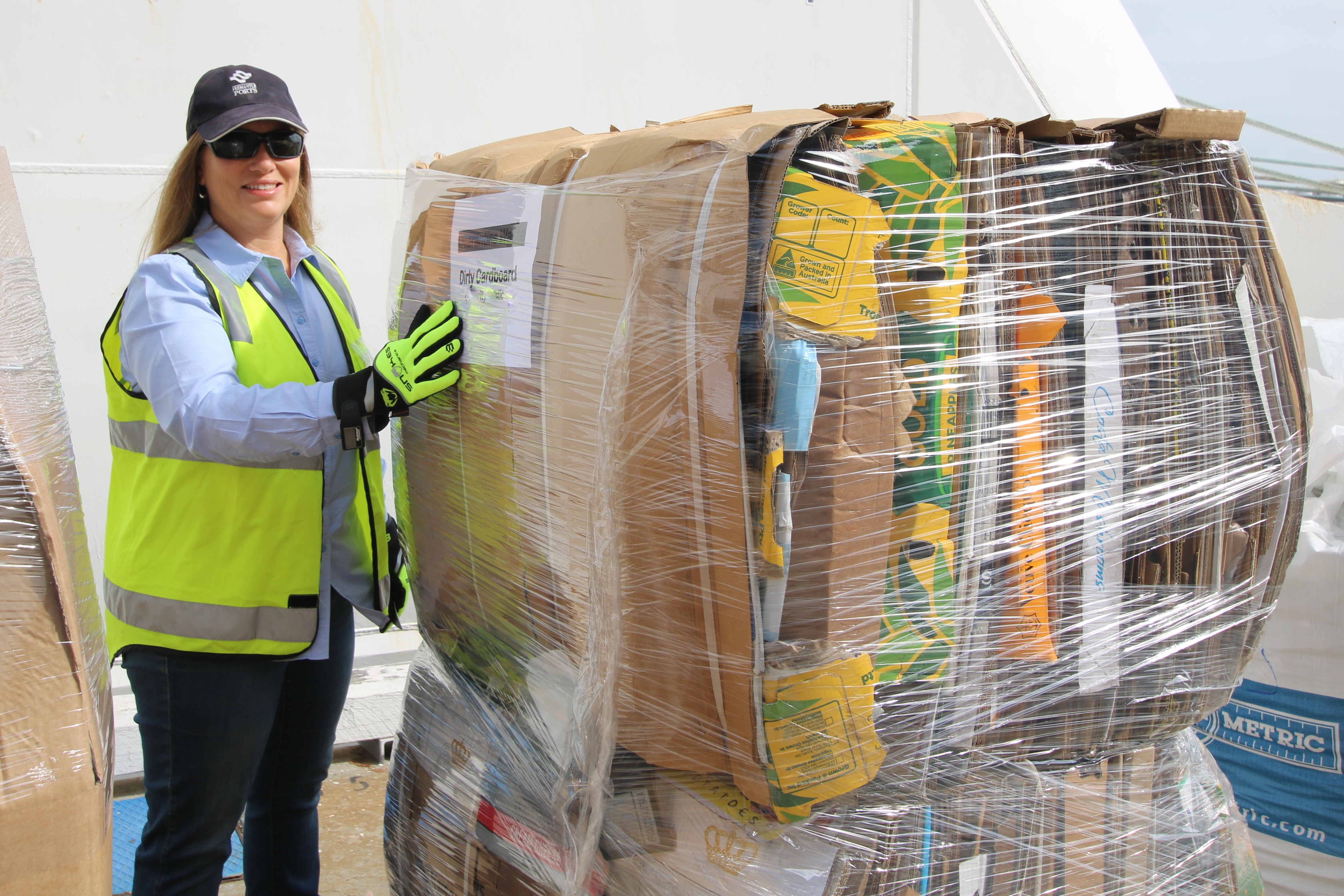 Cruise ship waste recycling has begun