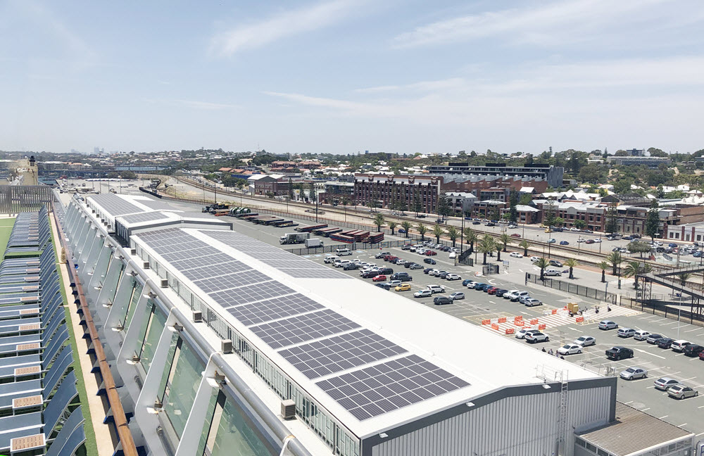 Solar panel system for Fremantle Passenger Terminal